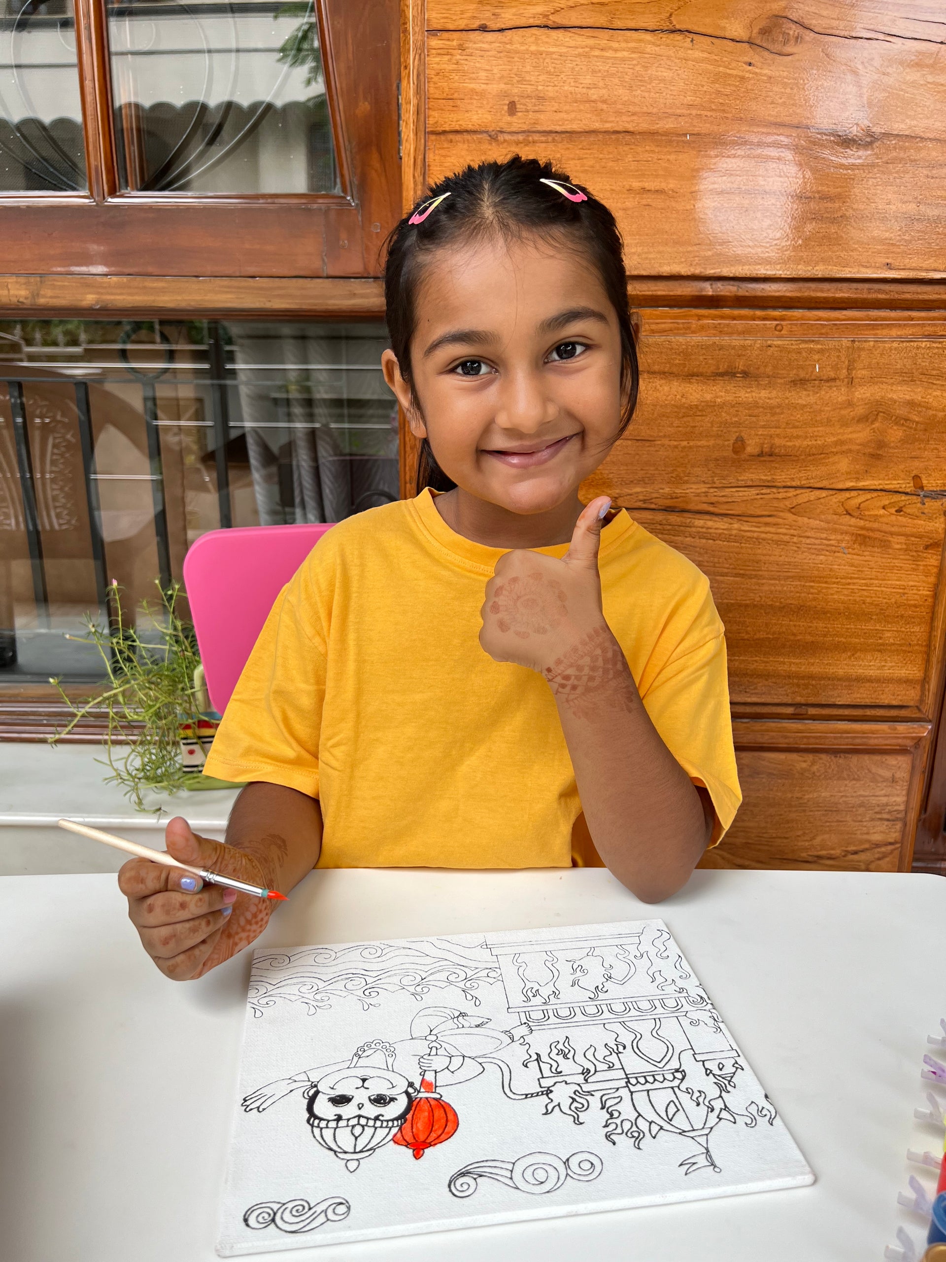 DIY Colouring Jai Shree Ram Activity Box – Little Canvas