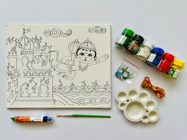 DIY Colouring Jai Shree Ram Activity Box – Little Canvas